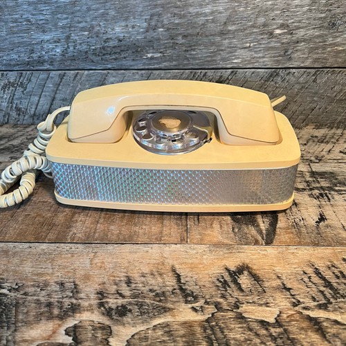 Western Electric Rotary Phone Beige Vintage Style Desk Telephone READ ...