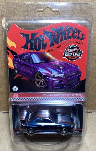 Hot Wheels RLC Exclusive Chameleon Nissan Skyline GT-R (R34) w ...