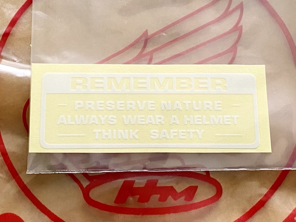 HONDA CB350F CB350 FOUR DECAL STICKER MARK CAUTION SET | eBay