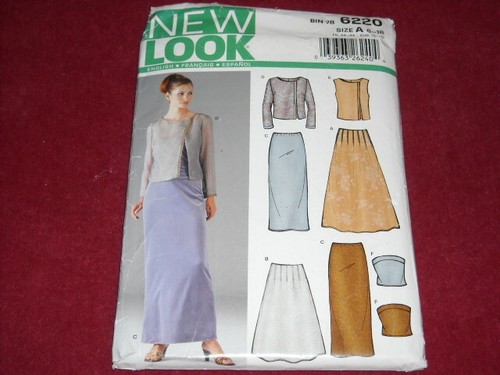 🌺 NEW LOOK #6220 - LADIES EVENING - COCKTAIL SKIRT-TOPS-JACKET PATTERN ...