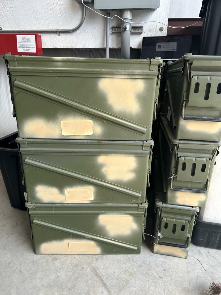 PA120 40mm US Military Surplus Ammo Can - Waterproof Storage Container ...