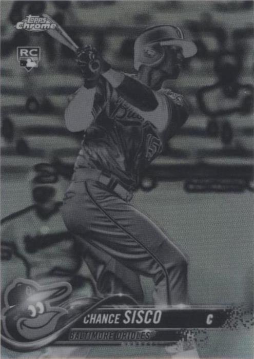 2018 Topps Chrome - Chance Sisco #133 Negative Refractor (RC) for sale ...
