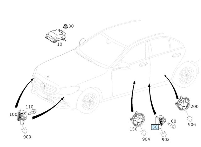 MERCEDES BENZ E Class W213 Acceleration Sensor OEM A2139051300 for sale ...