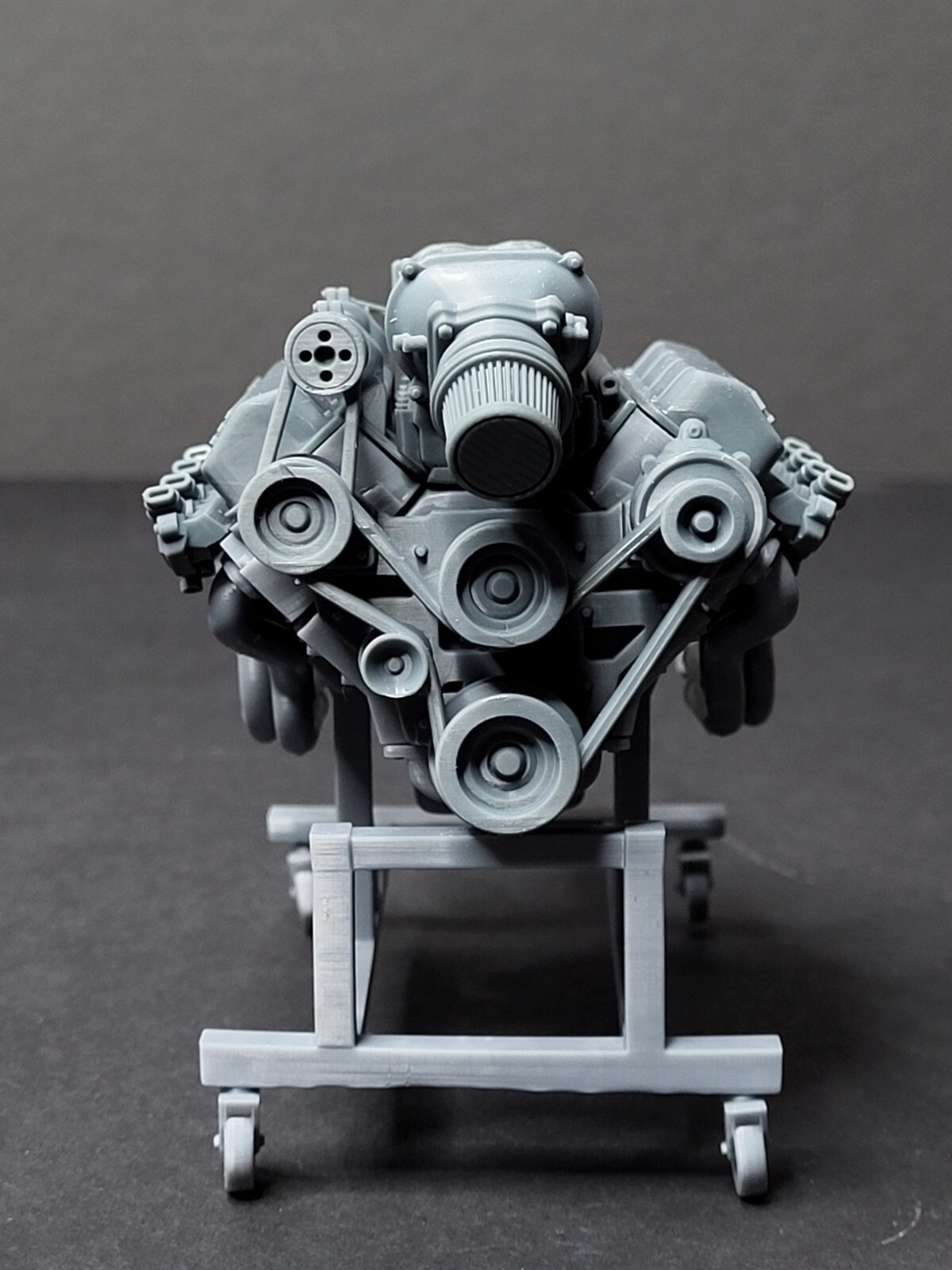 572 ENGINE - SUPERCHARGED 3D print 1:8 1:12 1:18 1:24 scale JPGMODELS ...