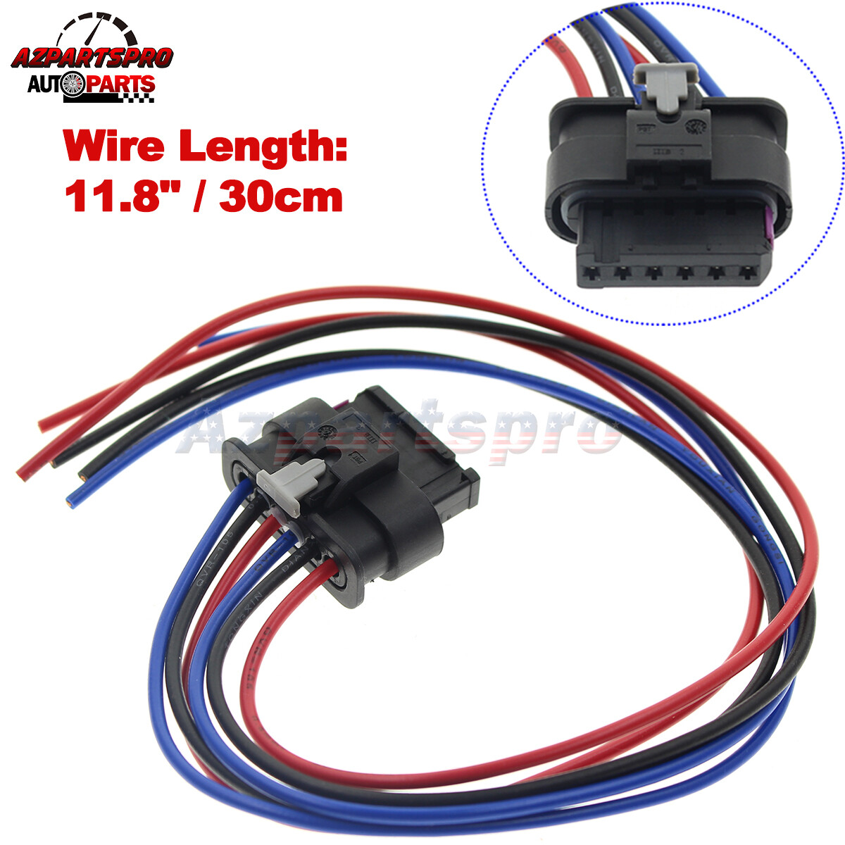 6-Pin Harness Tail Light Socket Wire Plug Pigtail Connector FOR Mini ...