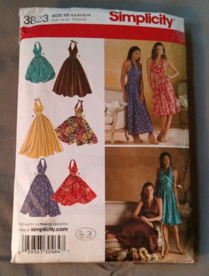 Simplicity 3823 Dress Pattern Size 6-14 2007 | eBay