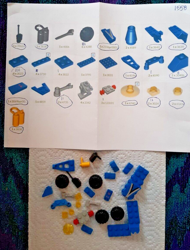 Vintage Lego Classic Space #1558 Mobile Command Trailer 1986 VGC ...