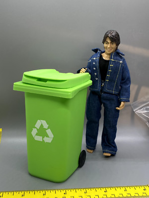 Recycle Bin Trash Can Diorama scene Figure part Marvel GI Joe Mego ...