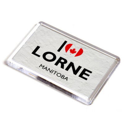 FRIDGE MAGNET - I Love Lorne, Manitoba - Canada | eBay UK