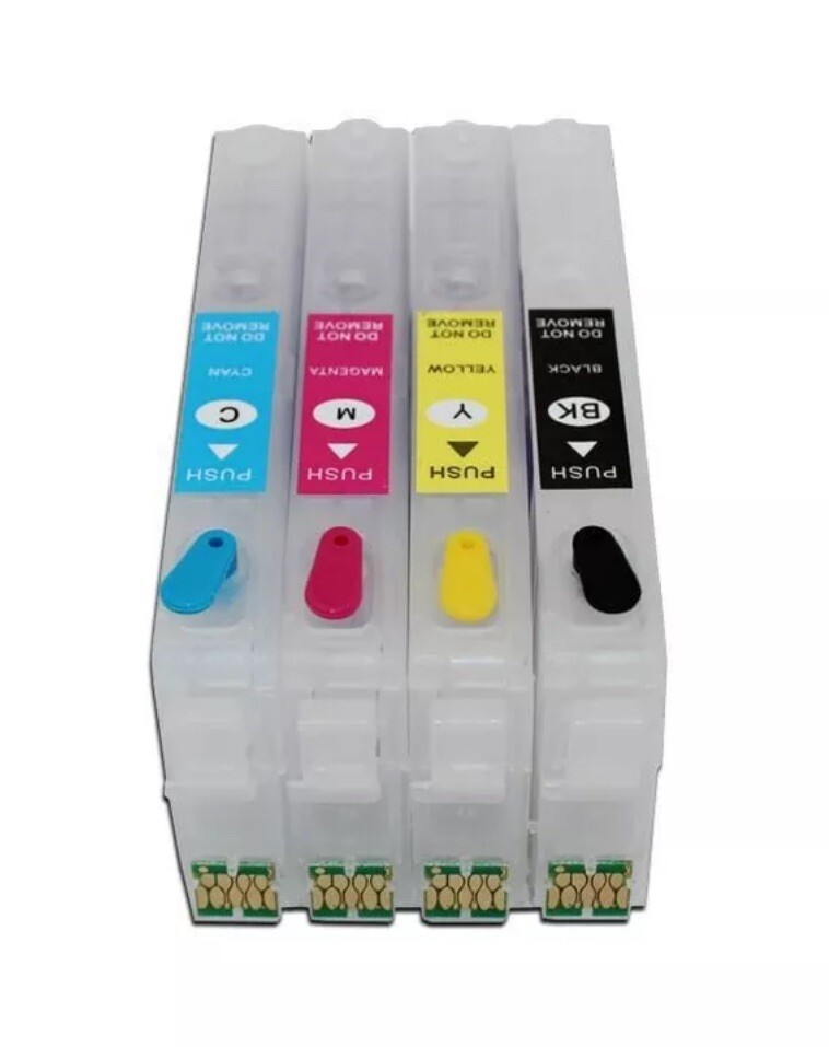 Empty Refillable Ink Cartridge 822XL For Epson WF-4820 WF-3820 WF-4834 ...