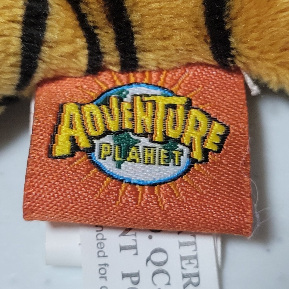 Adventure Planet Tiger 5 inch Mini Plush Orange Striped Stuffed Animal ...