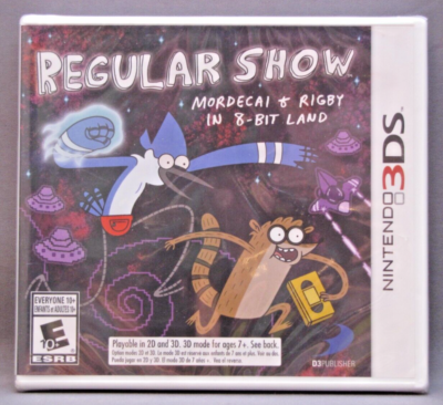 Regular Show Mordecai And Rigby In 8 Bit Land