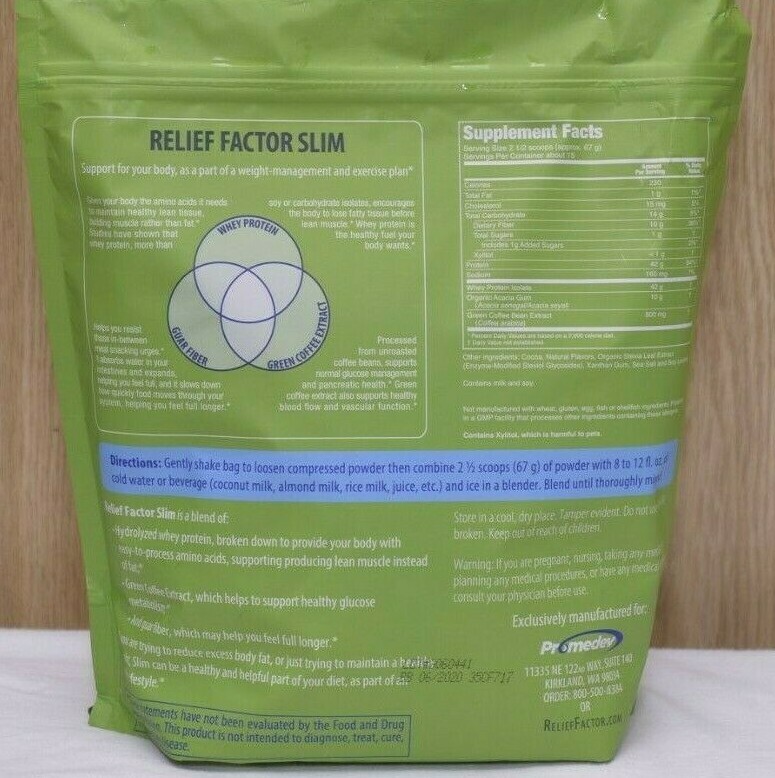 (2) Packages of Relief Factor SLIM by ProMedev | eBay