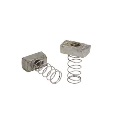 Superstrut 3/8" Strut Channel Spring Nuts Steel Electrogalvanized 5 ...