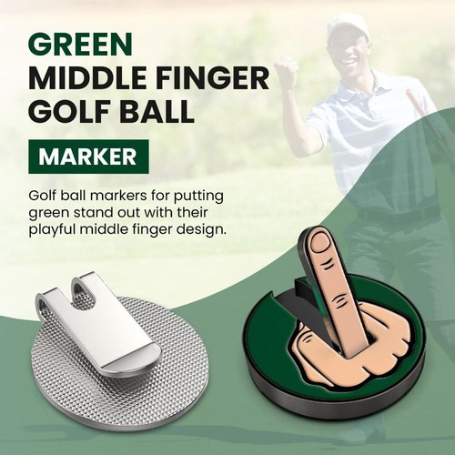 Funny Golf Balls Middle Finger Golf Ball Marker Premium Gifts | eBay ...