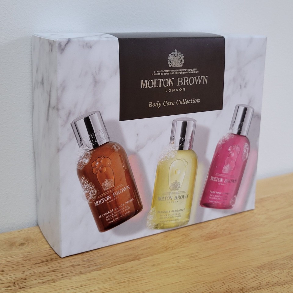 NEW Molton Brown Spicy & Citrus Bath & Shower Gel Gift Set - 3 × 100ml ...