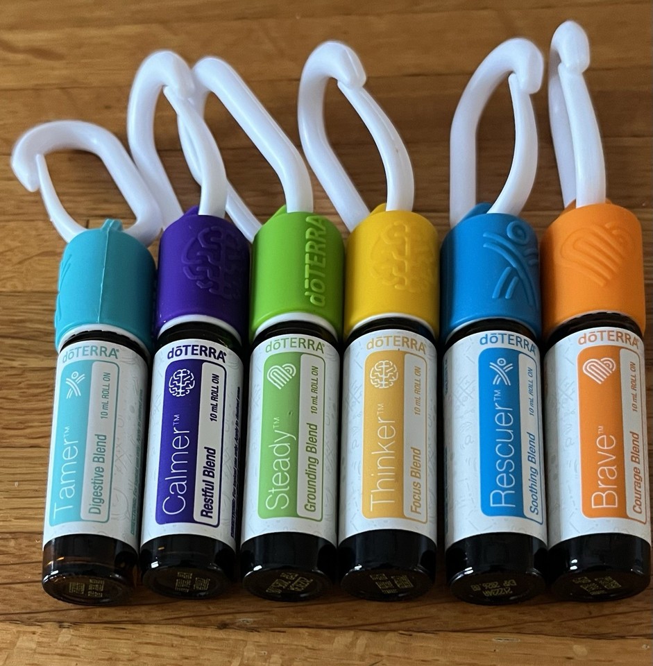 doTERRA Kids Collection 6 Roll-On Essential Oils Set w/ Case ...