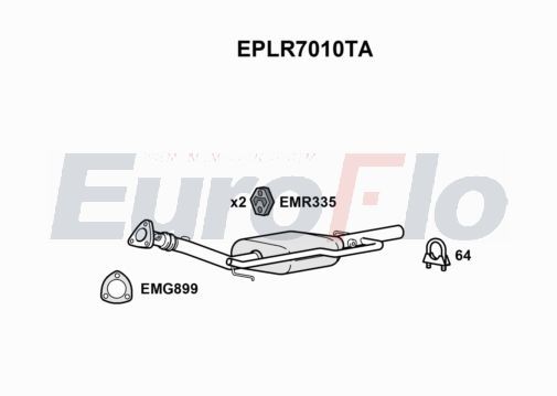 Diesel Particulate Filter DPF fits LAND ROVER DISCOVERY SPORT L550 2.0D ...