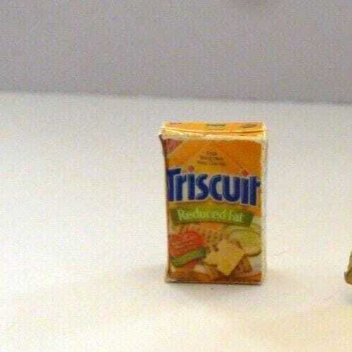 Dollhouse miniature box of triscuit crackers - handcrafted | eBay