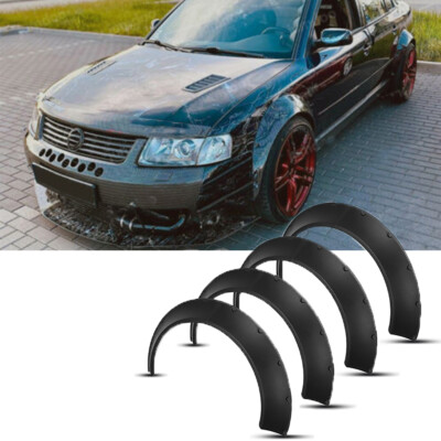 4.5" Car Fender Flares Extra Wide Body Wheel Arches For VW Golf Jetta ...