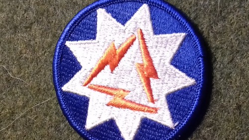 INSIGNE BRODER 93°BRIGADE US ARMY EMBROIDERED 93rd SIGNAL BADGE PATCH ...