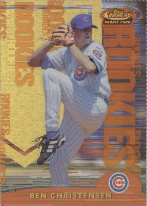 2000 Topps Finest - Rookies Ben Christensen #115 Gold Refractor Die-Cut ...