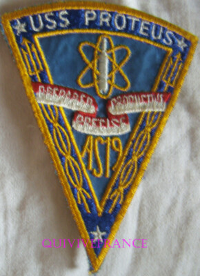 PUS853 - US NAVY USS PROTEUS AS-19 PATCH VINTAGE RIFORNITORE DI ...
