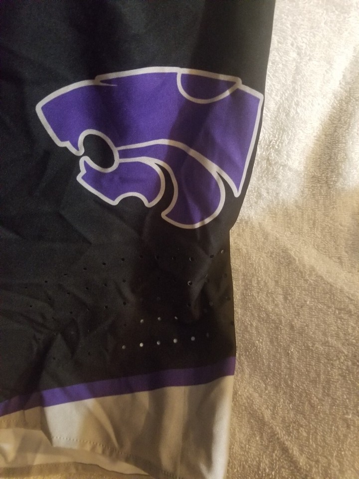 KANSAS STATE WILDCATS BASKETBALL SHORTS - XL - NIKE - THROWBACKS ...