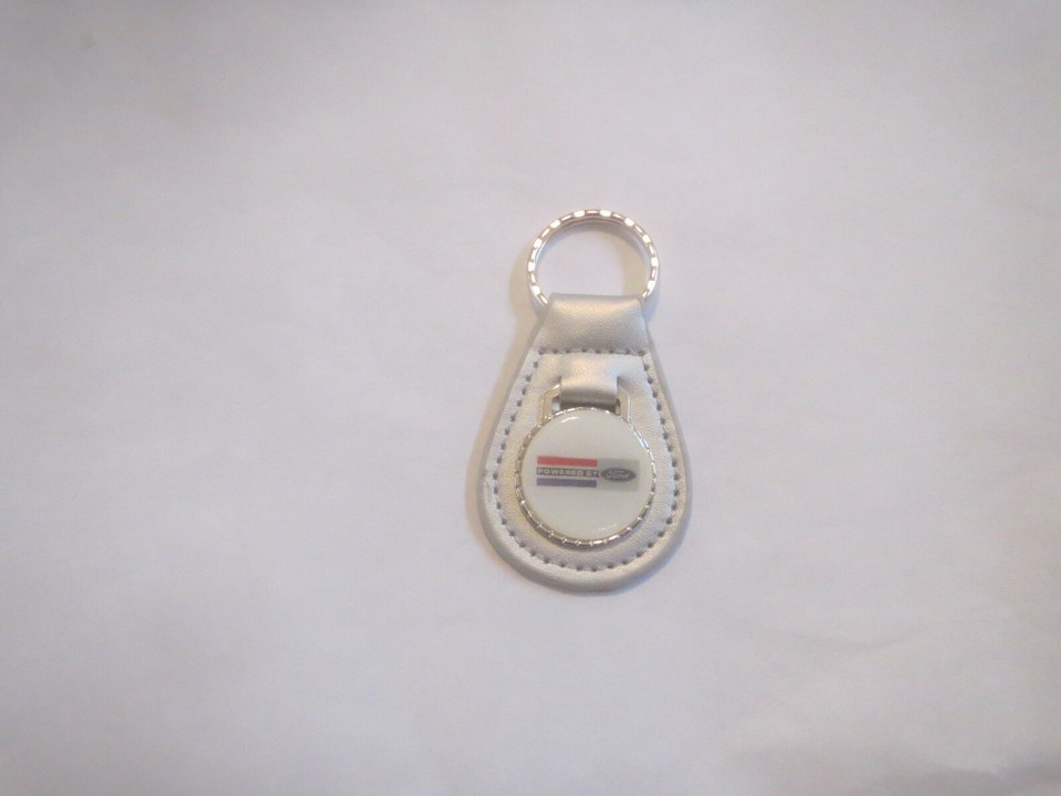 POWERED BY FORD SHELBY MUSTANG COBRA GT40 VINTAGE LOGO KEYCHAIN NEW ...