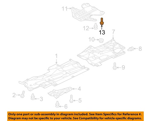 MAZDA OEM 16-18 CX-3 Splash Shield-Rear Shield Bolt 9YA020652 | eBay