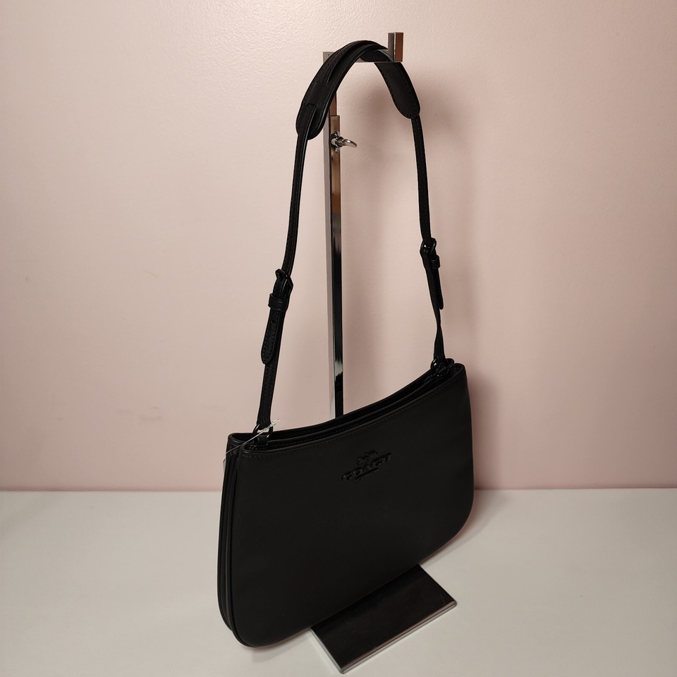 NWT Coach CP101 Penelope Leather Shoulder Bag Black | eBay