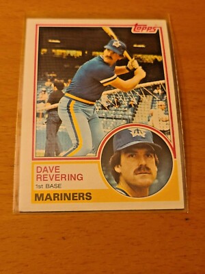 MARINERS DAVE REVERING 1983 TOPPS #677 | eBay