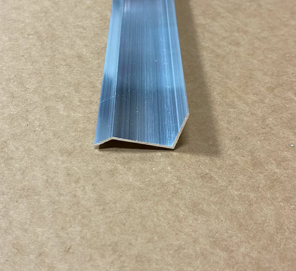 92" Mill Finish Aluminum Drip Edge Trim - Cargo Trailer, Homes, RV's ...