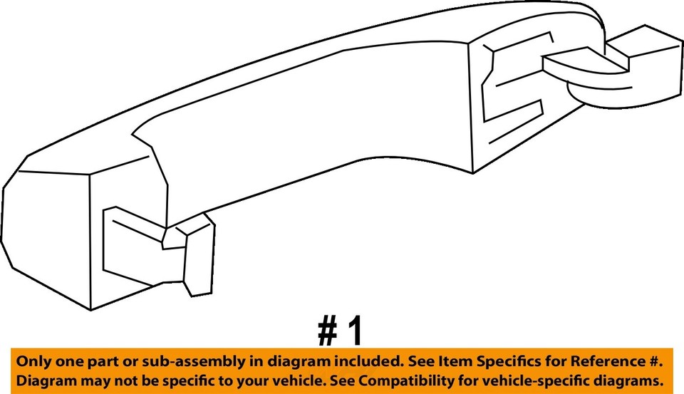 GM OEM 14-19 Canyon Rear Door Lock Hardware-Handle, Outside 22923605 | eBay
