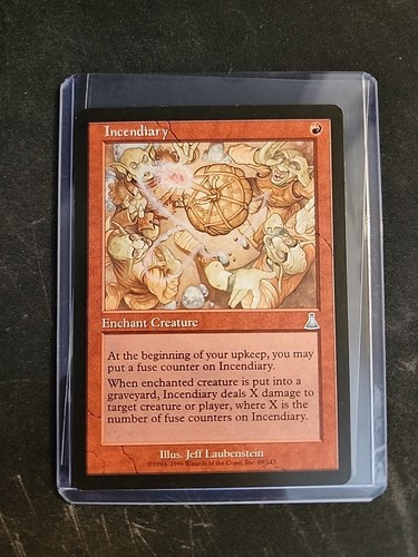 Incendiary - Urza's Destiny - MTG Magic - Red Enchant Creature | eBay