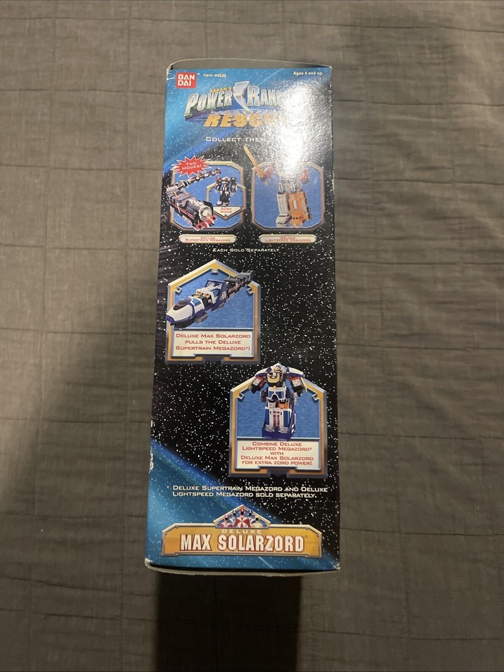 New in box Power Rangers Lightspeed Rescue Deluxe Max Solarzord ...