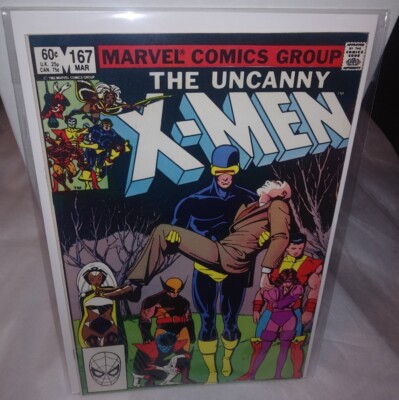 Uncanny X-Men #167 7.5 VF- Or Better 1982 Marvel Comics New Mutants ...