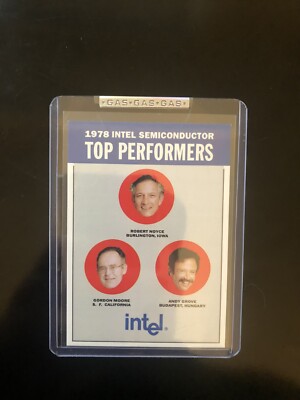 G.A.S. Trading Card 78' INTEL TOP PERFORMERS #29 ROOKIE OPEN EDITION ...