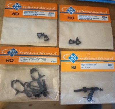 Roco Spur HO " verschiedene Kupplungen , Art.-Nr. , 4588 , 4601 , 4653 ...