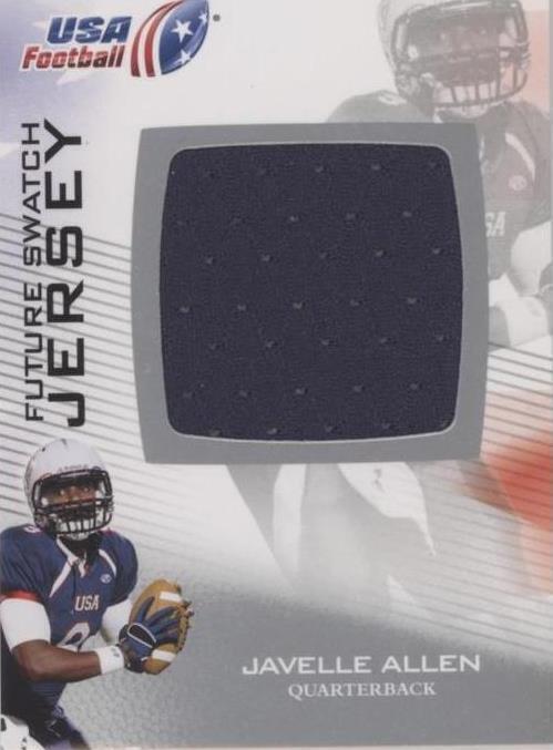2012 Upper Deck USA Football - Box Set Future Swatch Jersey Javelle ...