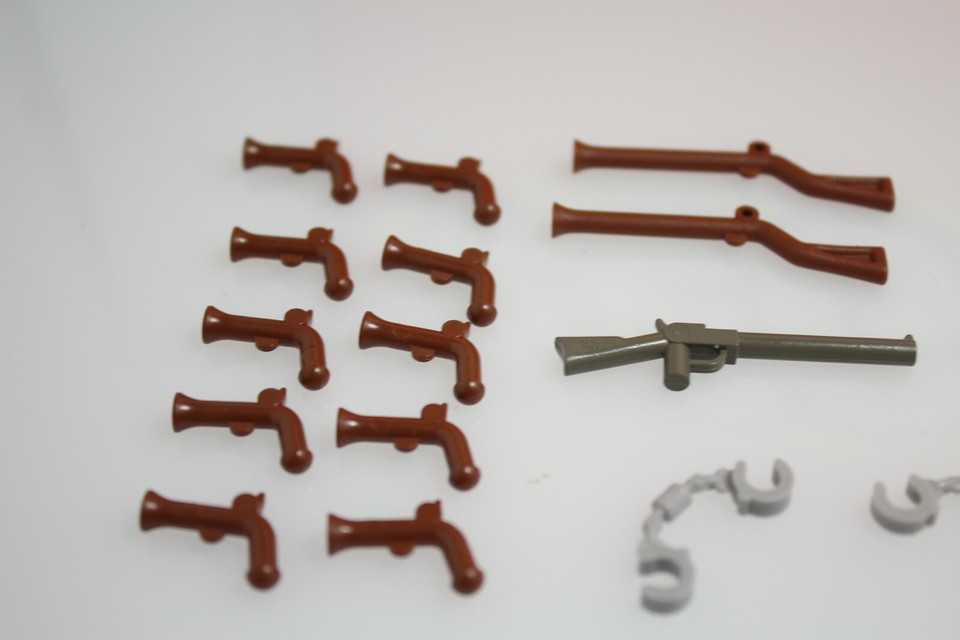 LEGO Guns Pirate Imperial Guard Minifigure Weapons Rifle/Musket/Pistol ...