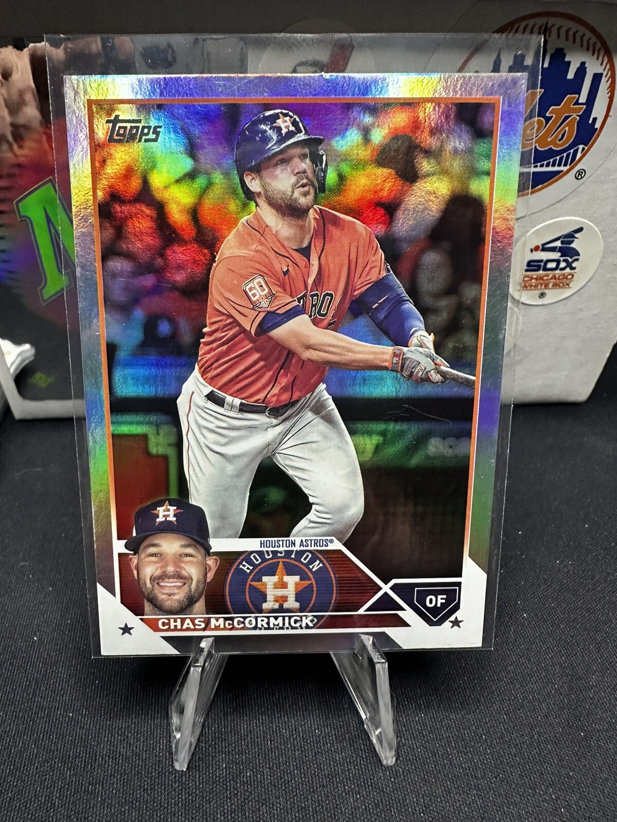 💥2023 Topps Series 1 Chas Mccormick RAINBOW FOIL Houston Astros | eBay