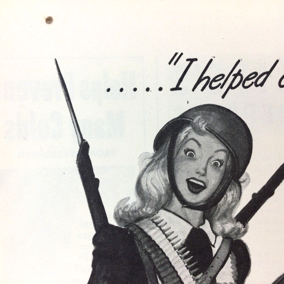 1943 VTG PRINT AD WWII Kitchen Gas Cook Conservation Housewife Mother ...
