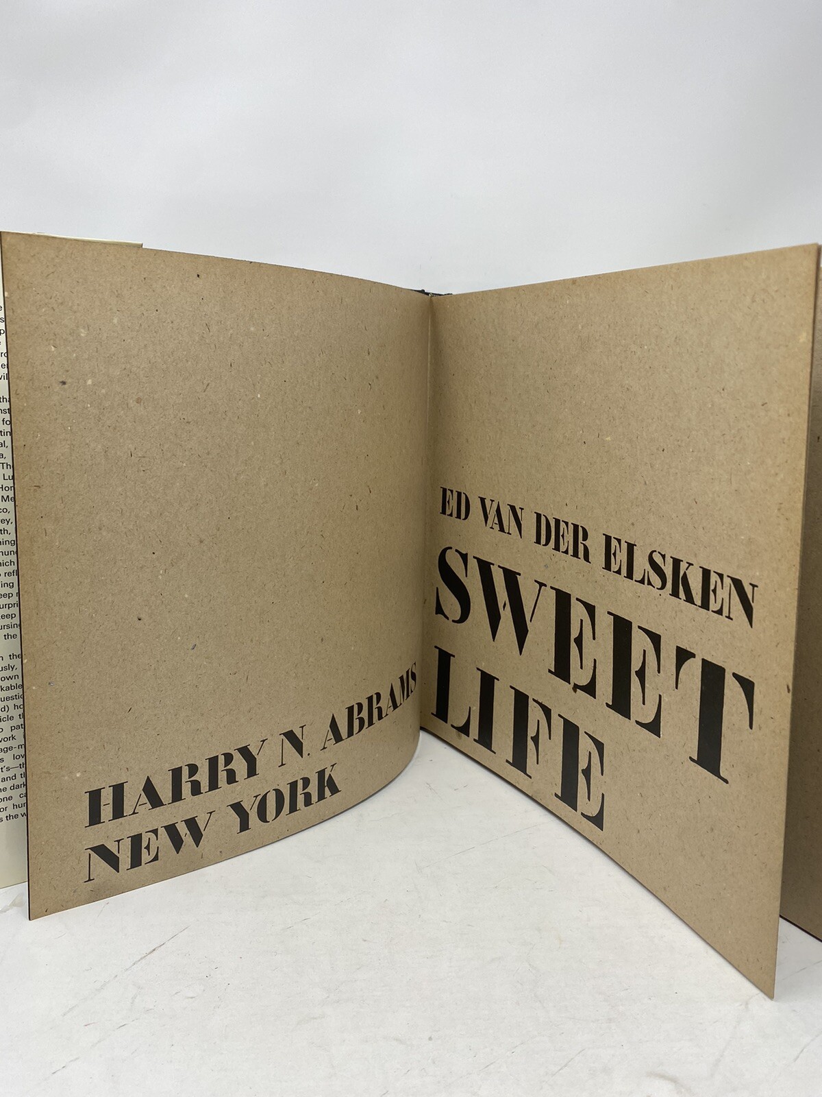 Ed VAN DER ELSKEN / Sweet Life First Edition 1966 Book Hardcover | eBay