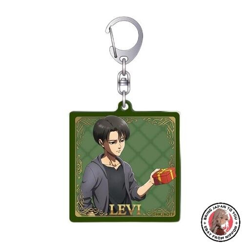 NEW Attack on Titan Acrylic Keychain Levi [Childhood] | eBay
