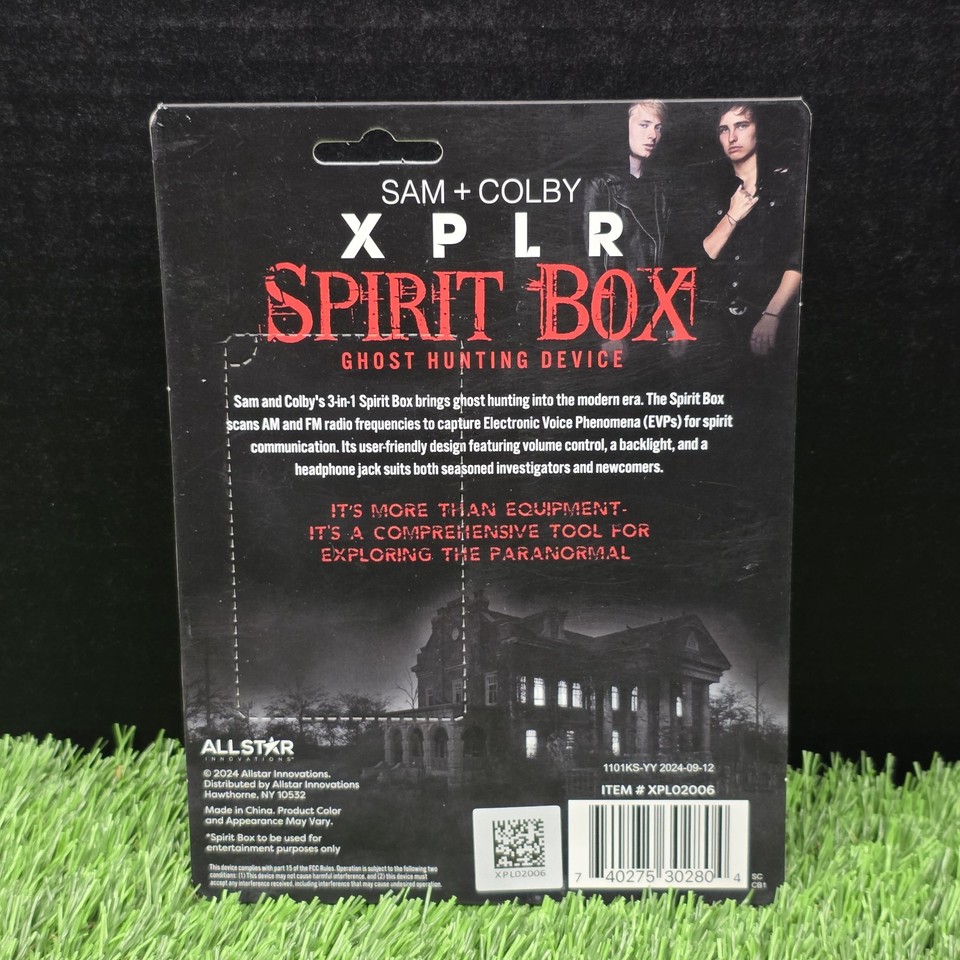 Sam + Colby XPLR Spirit Box Ghost Hunting Device, Paranormal ...