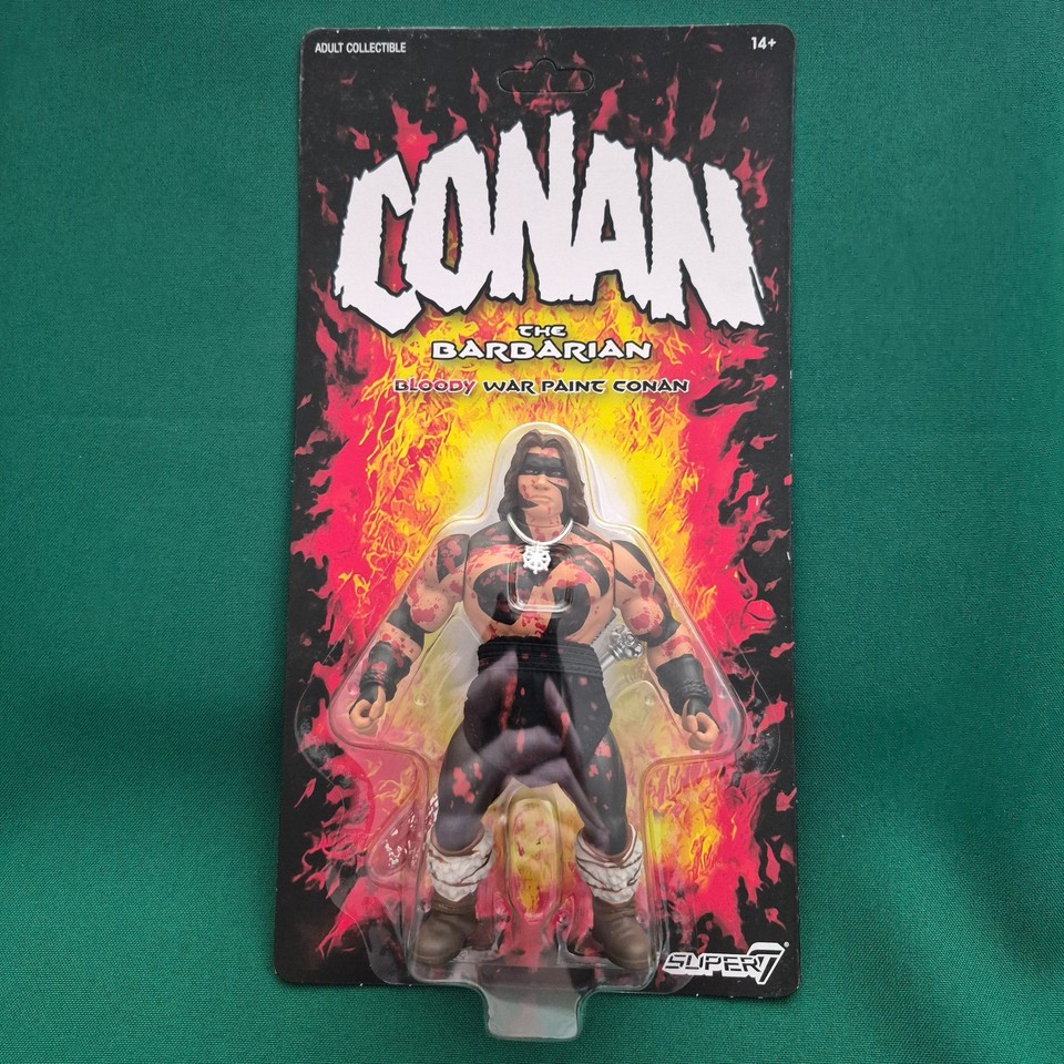 Conan the Barbarian BLOODY War Paint Variant Figure 5.5 Scale Super7 ...