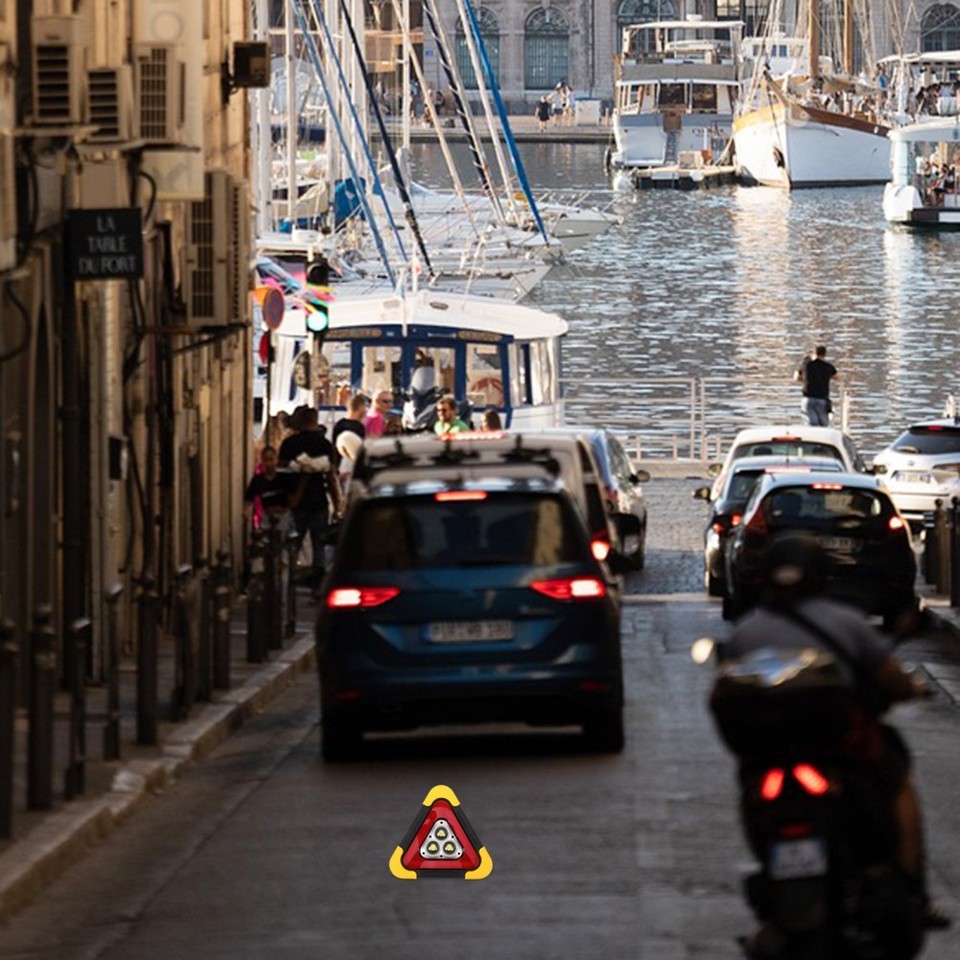 Warning Triangle for Trucks Car Breakdown Sign Automotive Emergency | eBay