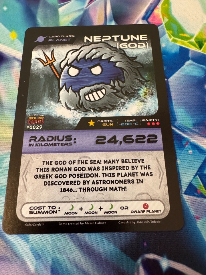 SolarCards SolarBalls 1st Edition Trading Card Game Kickstarter | eBay