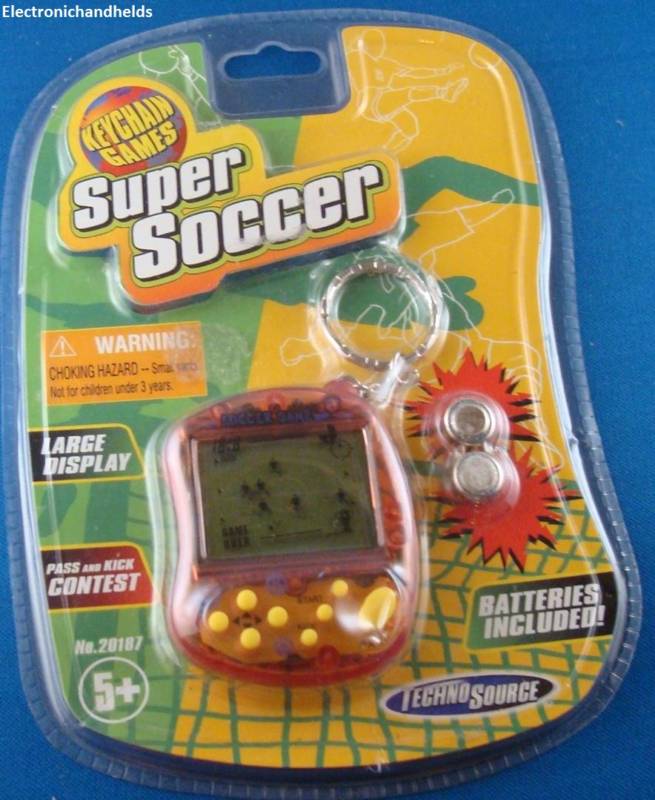 NEW TECHNO SOURCE SOCCER HANDHELD KEYCHAIN LCD GAME | eBay